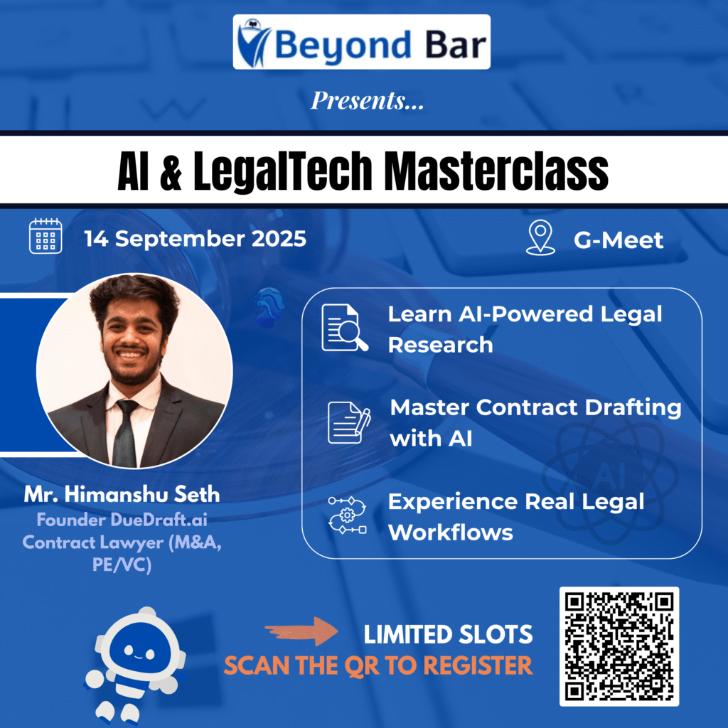 AI & LegalTech Masterclass for Law Students - Beyond Bar